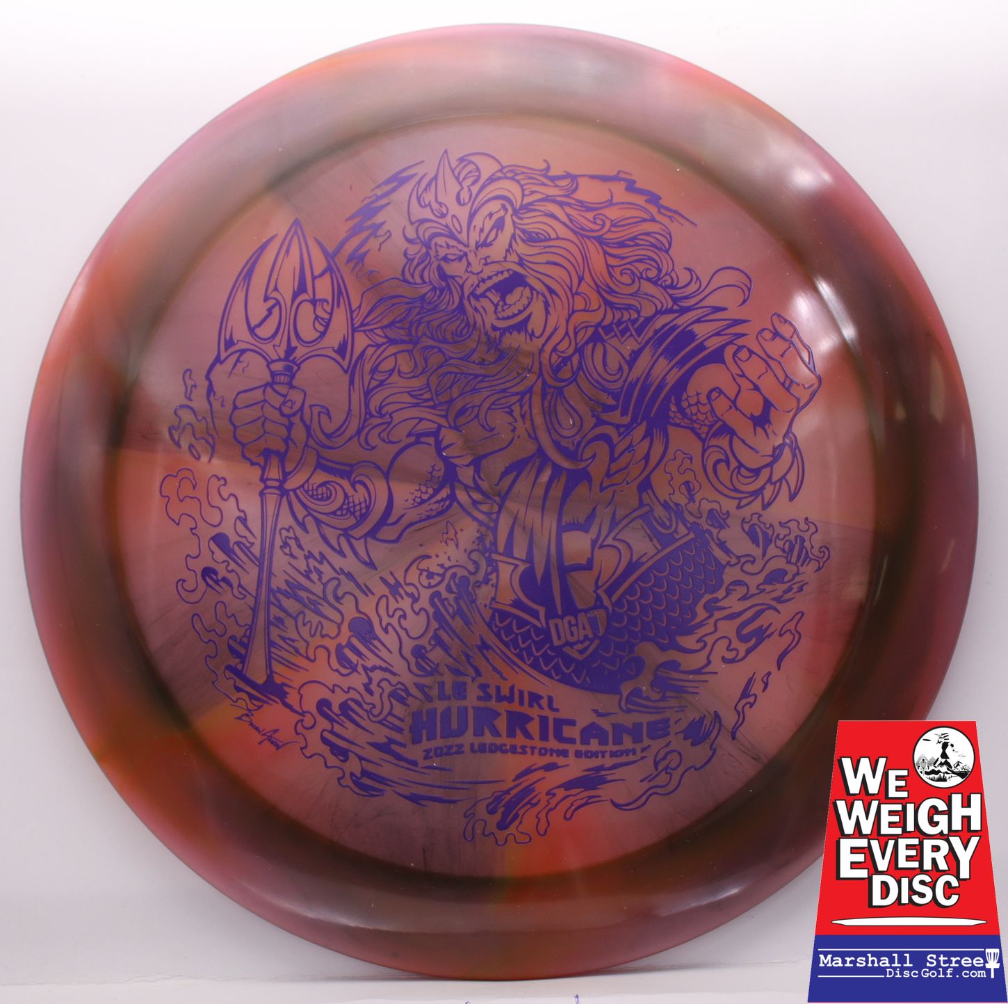 LE Swirl Hurricane, Ledgestone Edition '22 • Marshall Street Disc Golf